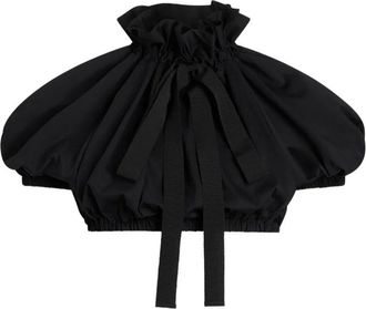 Patou Cropped Volume Jersey Top