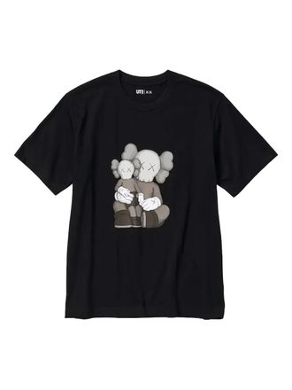 Kaws t-shirt UT &agrave; imprim&eacute; graphique - Noir