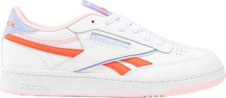 Reebok Club C Revenge Sneaker,Ftwwht Orgfla Pnkglw,36.5 EU