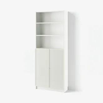 IKEA BILLY / H&Ouml;GBO B&uuml;cherregal mit Vitrinent&uuml;ren