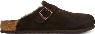 Birkenstock Pantoletten Birkenstock Boston Fur 1020567 Braun
