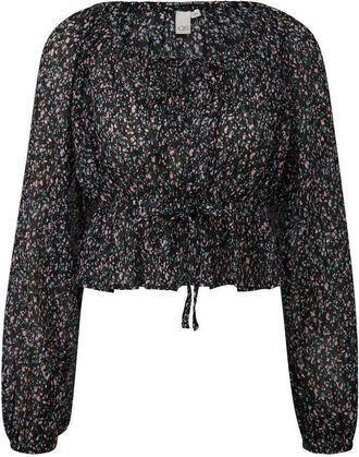 QS by s.Oliver Langarmbluse Bluse Chiffonbluse