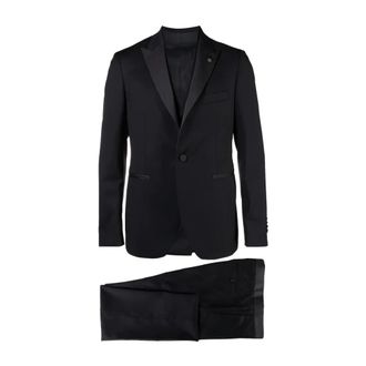 Tagliatore Einreihiger Anzug - - Suits - Herren - Schwarzk - 2XL