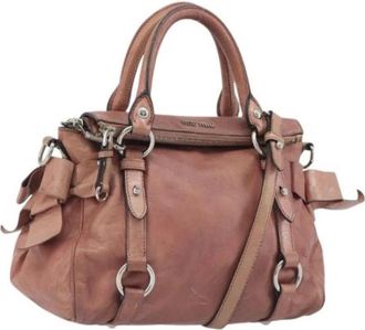 Miu Miu Sac &agrave; main Pre-owned - Femme - Pre-owned - Rose - Taille: ONE Size