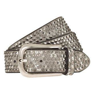 B.Belt B.belt, unisex, Accessoires, Gris, Taille: 80 CM Zoe Silver Leather Belt
