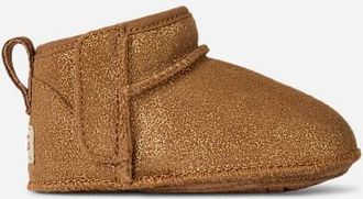 UGG Classic Ultra Mini Dazzle Boot für Kinder in Brown, Größe Wildleder