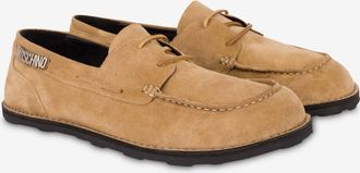 Moschino Mokassins aus Wildleder - Beige