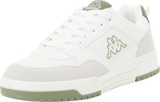 Kappa Herren Logo Manis Athletic Shoes, White-Green Olivine, 43 EU