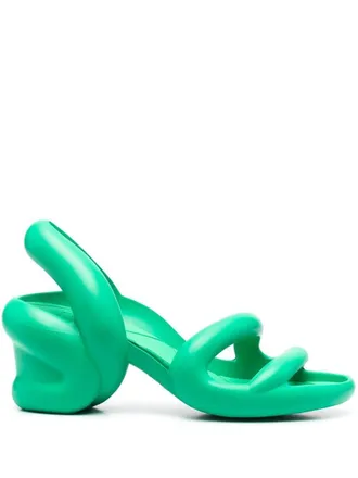 Camper sandales Kobarah &agrave; talon mi-haut - Vert