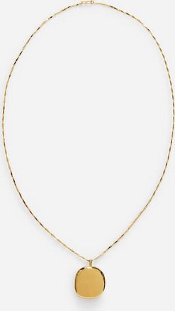 Arket Vergoldete Halskette Mit Medaillon -Goldfarben
