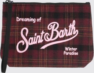 MC2 Saint Barth Aline Mini-Handtasche aus Neopren mit Schottenmuster und Logo