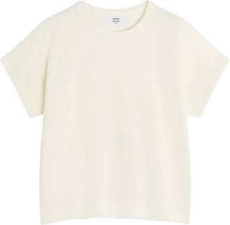 Maison Kitsun&eacute; Femme, Sweatshirts et sweats &agrave; capuche, Beige, Taille: 40 FR Paris Comfort SweaT-shirt