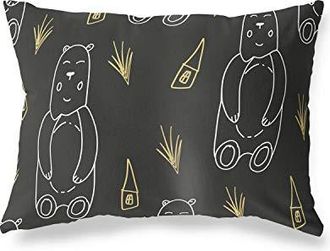 Bonamaison Le Jardin du Lin Kissenbezug Zierkissenbezug Motiv Zufälliges Kissenbezug, Für Bett, Auto, Sofa, Haus, Wohnzimmer, Schlafzimmer, Dekoration, 45x60 Cm 