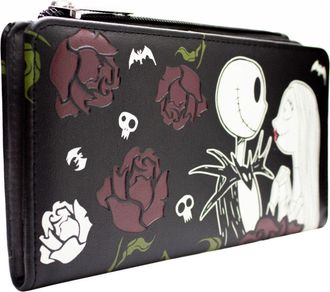 The Nightmare Before Christmas Jack and Sally Were Simply Meant to Be Schwarz Portemonnaie Geldbörse