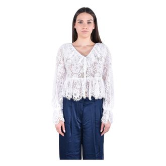 Michael Kors Damen, Blusen & Hemden, Wei&szlig;, SGr&ouml;&szlig;e