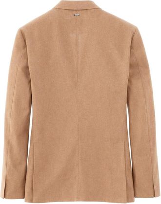 Herno Linen-Cotton Blend Jacket - Brown