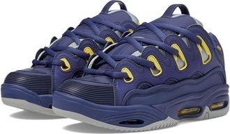 Osiris Chaussures de Skate D3 2001 pour Homme, Bleu Cadet/Jaune, Pointure 42