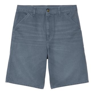 Carhartt Work in Progress Canvas Knie Shorts mit Werkzeugtaschen - - Shorts - Herren - Blau - W31