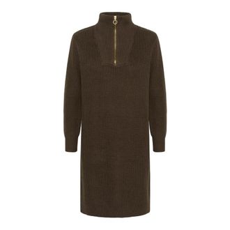 Kaffe KAlioa Strickkleid - - Dresses - Damen - Braun - XS