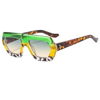 Generic Lunettes De Soleil D&eacute;coratives For Hommes Et Femmes, Id&eacute;ales For Le Sport En Plein Air La Conduite(Green)