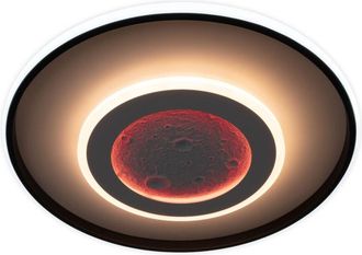 N&auml;ve Plafonnier LED N&Auml;VE 1408377, 33W, 1800lm, CCT, blanc/noir, 50cm