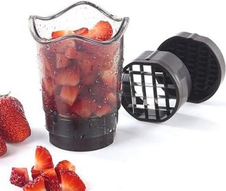 Generic Sghtil Coupe fraises, coupe-fruits amovible, ustensile de cuisine pour couper les raisins et les carottes, accessoire pour trancher les oeufs, les con