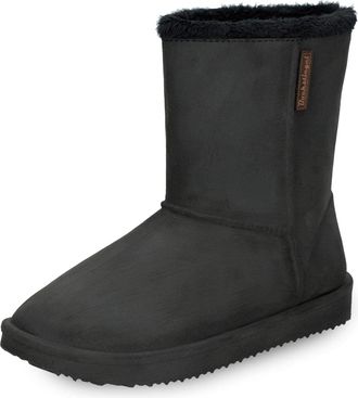 Bockstiegel Damen Mädchen Gummistiefel Vanessa-Woman Warmfutter im Boot -Design, Farbe:schwarz, Größe:42 EU