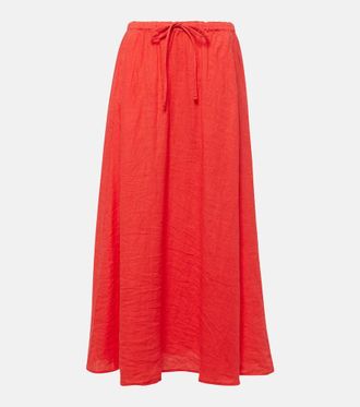 Velvet Jupe longue Bailey en lin