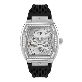 Philipp Plein Skelett-Kristalluhr - - Accessories - Herren - Grau - ONE SIZE