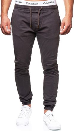 Indicode Herren Fields Stoffhose mit 4 Taschen | Stretch Hose Herrenhose für Männer Raven, 3XL