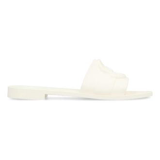 Moncler Mon Rubber Slides - - Shoes - Damen - Wei&szlig; - 36 EU