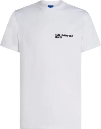 Karl Lagerfeld Homme, Tops, Blanc, Taille: XL T-shirts