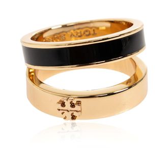 Tory Burch Bague Icon &Eacute;mail - Femme - Accessoires - Jaune - Taille: 44 MM