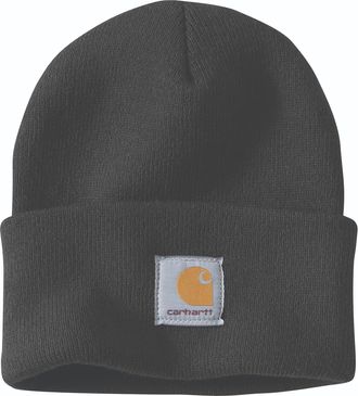 Carhartt Work in Progress Herren Knit Cuffed Beanie Beanie Hat, Schwarz, Einheitsgröße