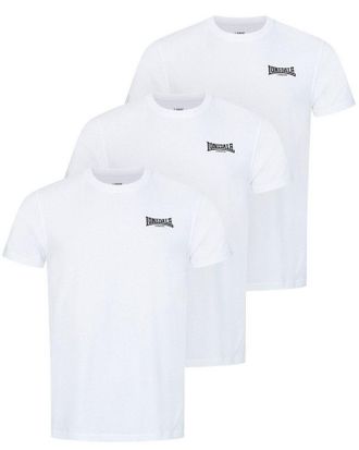 Lonsdale T-Shirt Lonsdale Dreierpack Unterziehshirt Roscommon (Packung, 3er-Pack) Unterziehshirt im praktischen Dreierpack