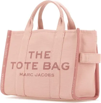 Marc Jacobs Womens Pink Canvas The Tote Shopping Bag Rose Borse A Mano