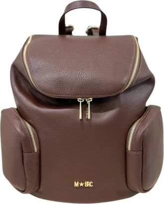 M*BRC M*Brc, Femme, Sacs, Brun, Taille: ONE Size Sac &agrave; dos en cuir