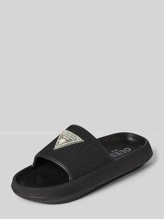 Guess Sandalette mit Label-Applikation Modell RUBBER SLIPPERS