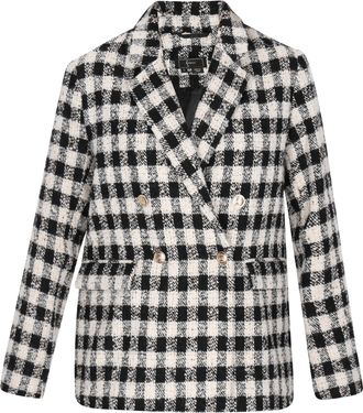 Faina Jacke Frauen schwarz/offwhite