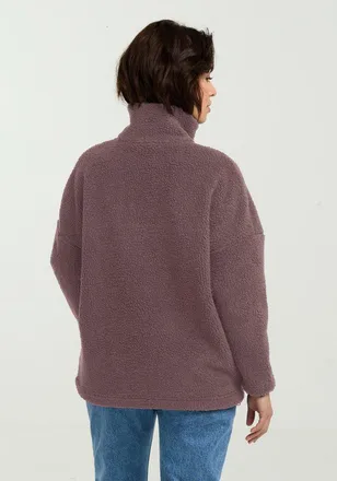Jack Wolfskin Pl&uuml;schjacke STONE LITE JKT W mit w&auml;rmender Funktion, windabweisend, atmungsaktiv