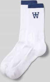 Wood Wood Socken mit elastischem Rippenbündchen und Logo