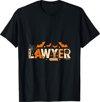 Shinkai Halloween Anwalt Gruselige Kürbisfledermäuse Gerechtigkeit T-Shirt