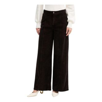 Twinset Weite Cordhose - - Trousers - Damen - Braun - M