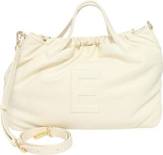 Ermanno Scervino Femme, Sacs, Beige, Taille: ONE Size Sac cabas en &eacute;co-cuir avec bandouli&egrave;re ajustable