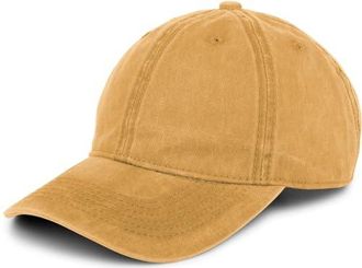 styleBREAKER Casquette Unisexe Baseball Look Vintage Ajustable 6-Panel Cappy en Optique Washed avec Visier Courbé en Coton Casquette Rétro pour Hommes et Femmes, M