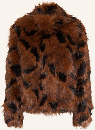 Rich & Royal Kunstfell-Jacke braun
