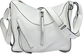 Loewe Pre-owned Cuir sacs-main - Femme - Pre-owned - Blanc - Taille: ONE Size