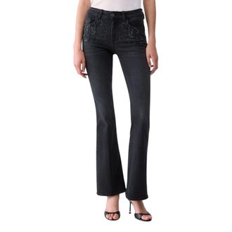 Liu Jo Long Spark Flared Jeans - - Jeans - Damen - Schwarzk - W26