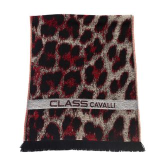 Cavalli Animalier Schal - K&uuml;hn und Raffiniert - - Accessories - Herren - Rot - ONE SIZE