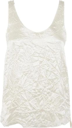 Lanvin Femme, Tops, Blanc, Taille: 36 FR Haut Caraco Fronc&eacute;